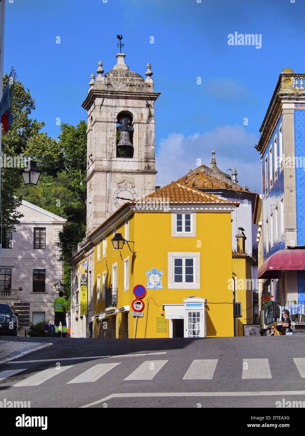 Sintra portugal clock tower hi-res stock photography and images - Alamy