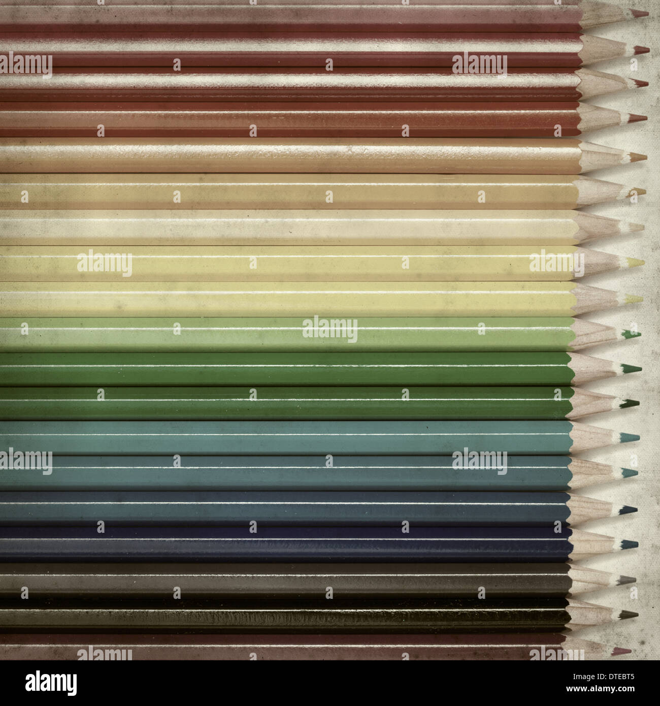 textured old paper background with color pencils Stock Photo - Alamy