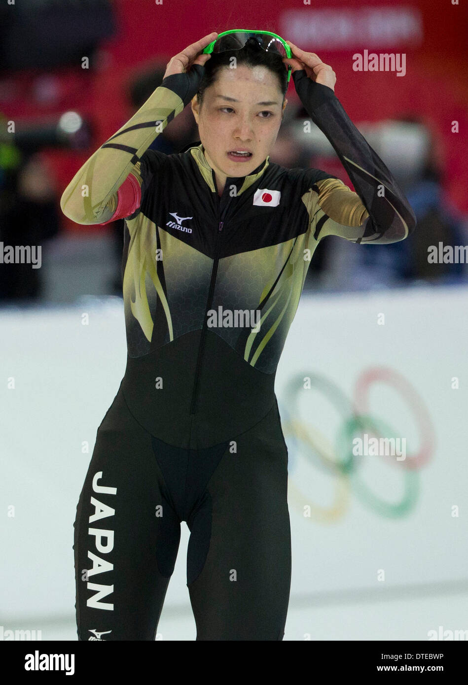 Sochi, Russia. 16th Feb, 2014. Ladies' 1000m speed skating at the Alder ...