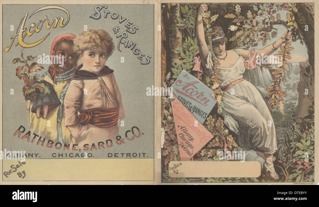 This Victorian trade card from Rathbone, Sard & Co. depicts Afro ...