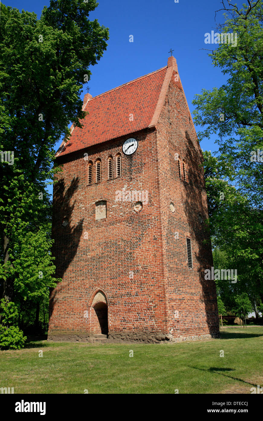 Arendsee, Kluthturm, Altmark, Sachsen-Anhalt, Germany, Europe Stock ...