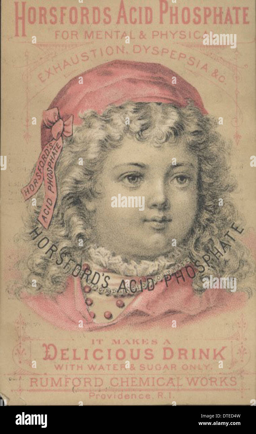 A vintage ad for Rumford Chemical Works showcasing beverages and patent ...