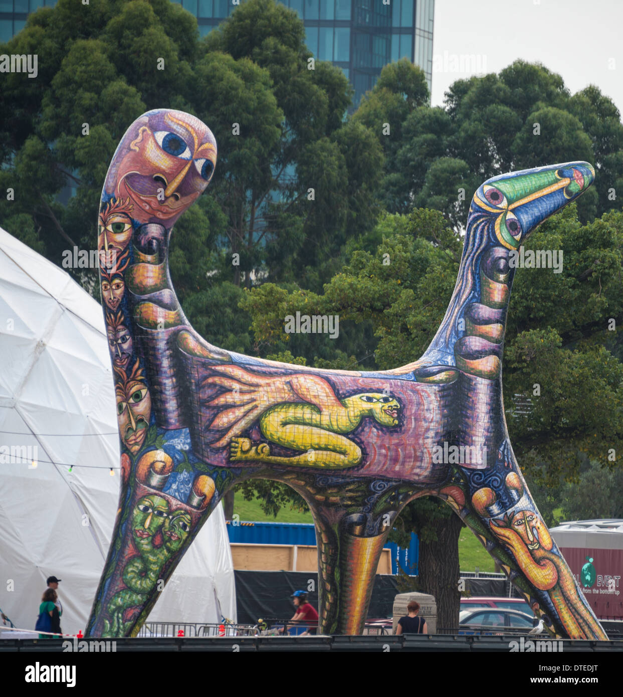Public Art by Angel Deborah Halpern Ceramic, steel and concrete ...