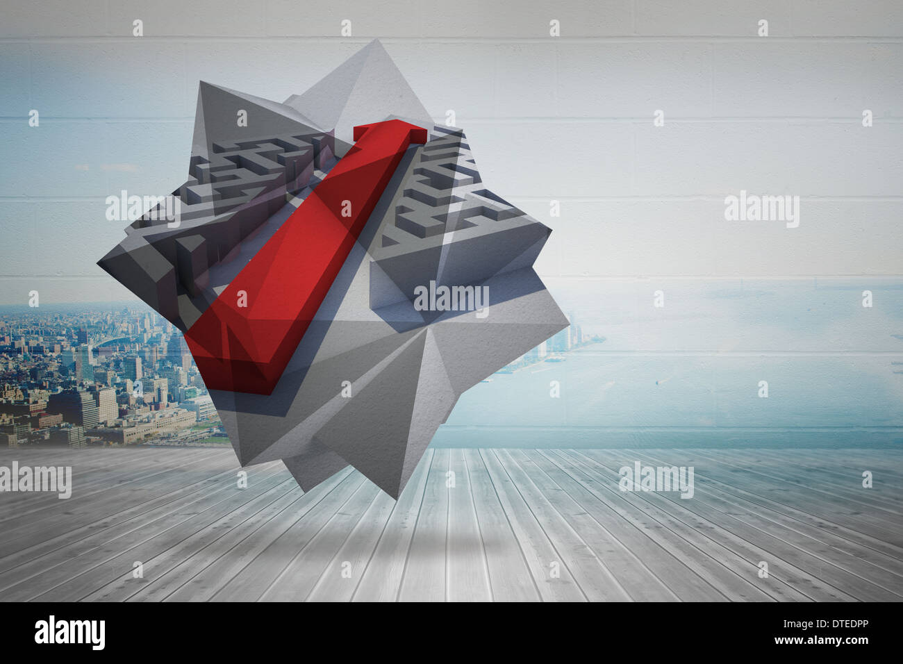 Arrow through wall hi-res stock photography and images - Alamy