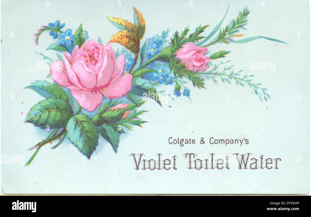 The Colgate & Company trade card advertises a range of products ...