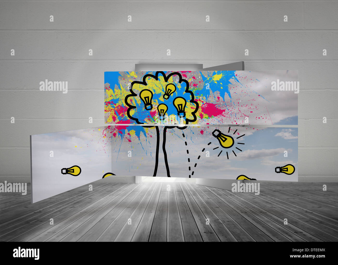 Light bulb tree hi-res stock photography and images - Alamy