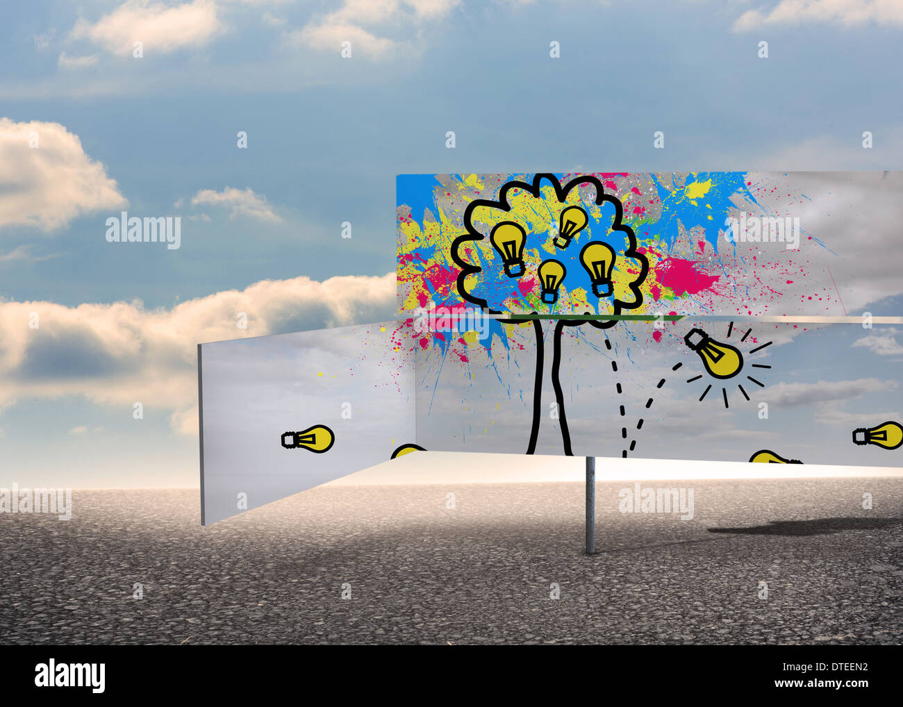 Light bulb tree hi-res stock photography and images - Alamy