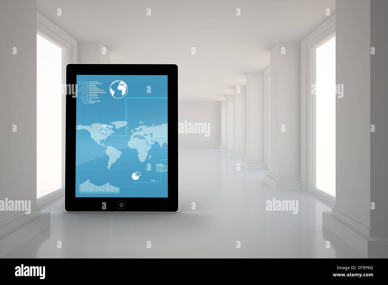 Tablet map hi-res stock photography and images - Alamy