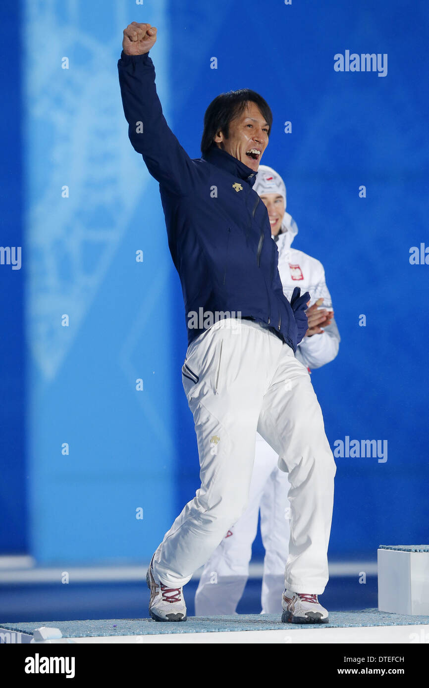 Sochi, Russia. 16th Feb, 2014. Noriaki Kasai (JPN) Ski Jumping : Men's Individual Large Hill ...
