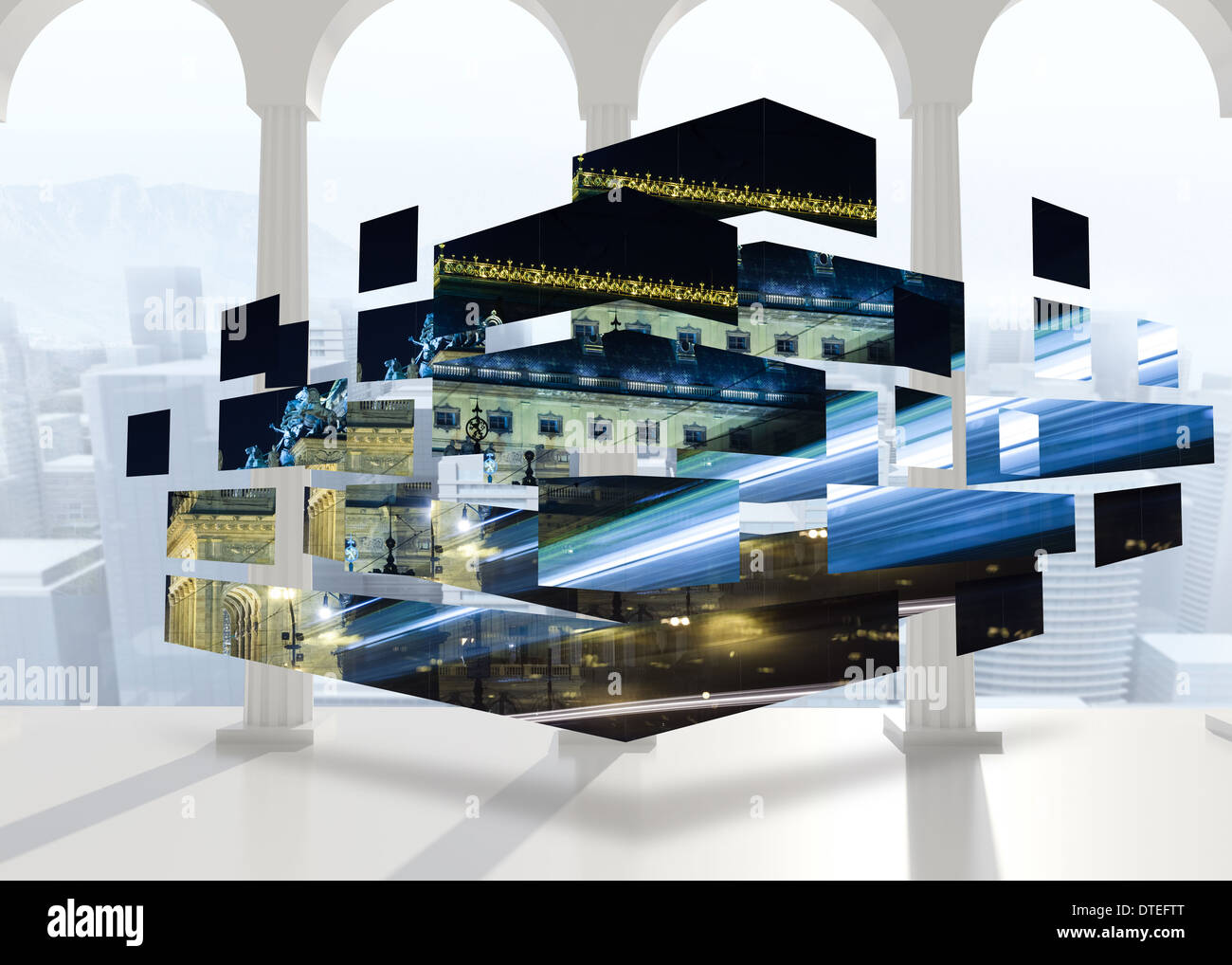 Abstract bridge image hi-res stock photography and images - Alamy