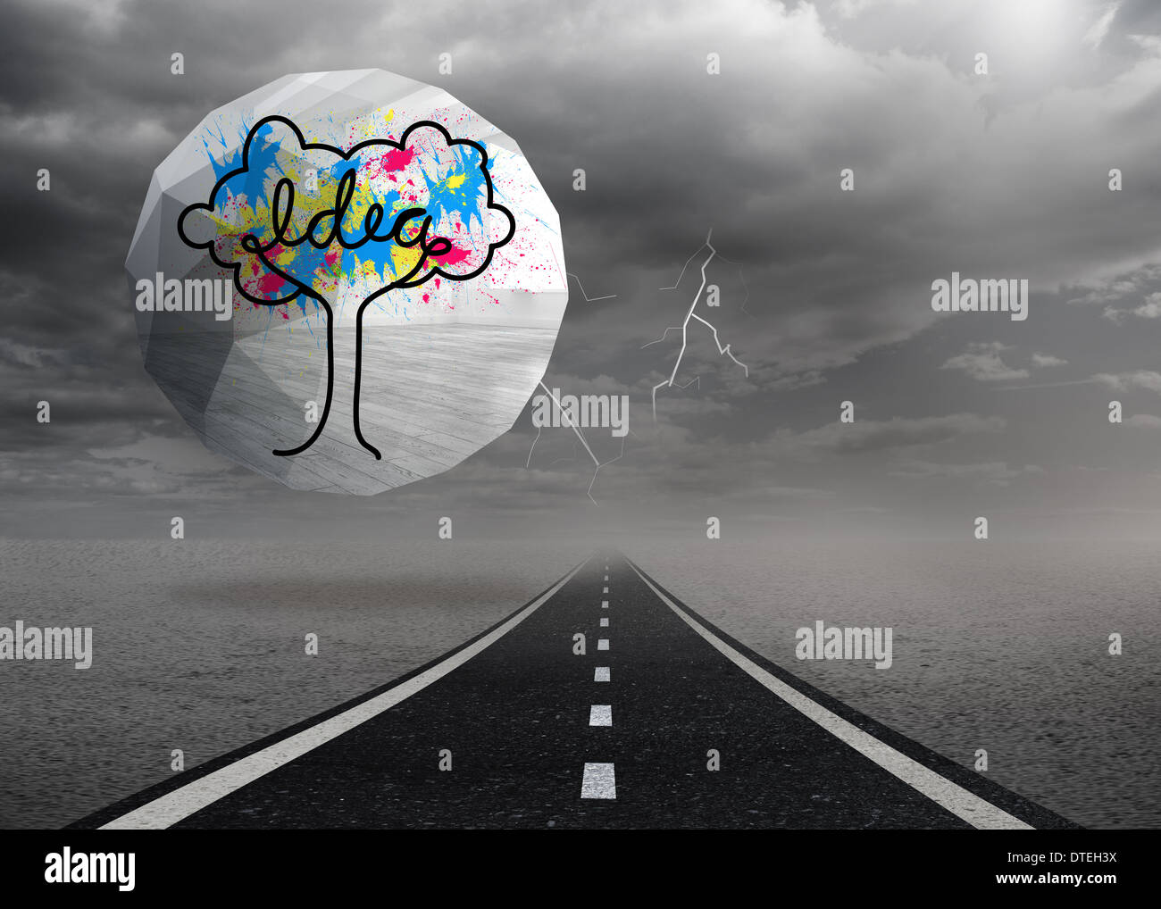 Idea tree on abstract hi-res stock photography and images - Alamy