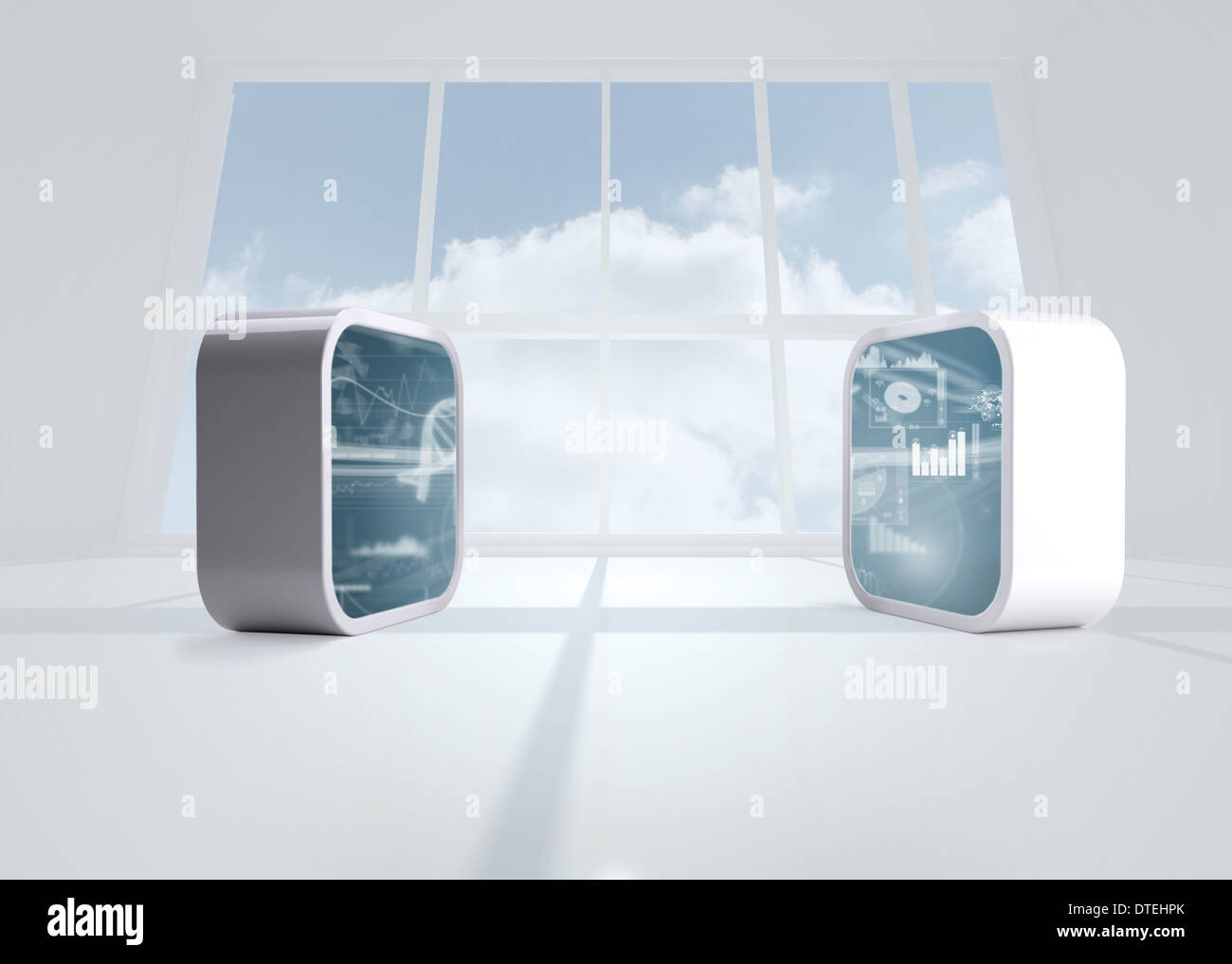 Digital composite futuristic room interface hi-res stock photography ... Digital composite futuristic room interface hi-res stock photography ...