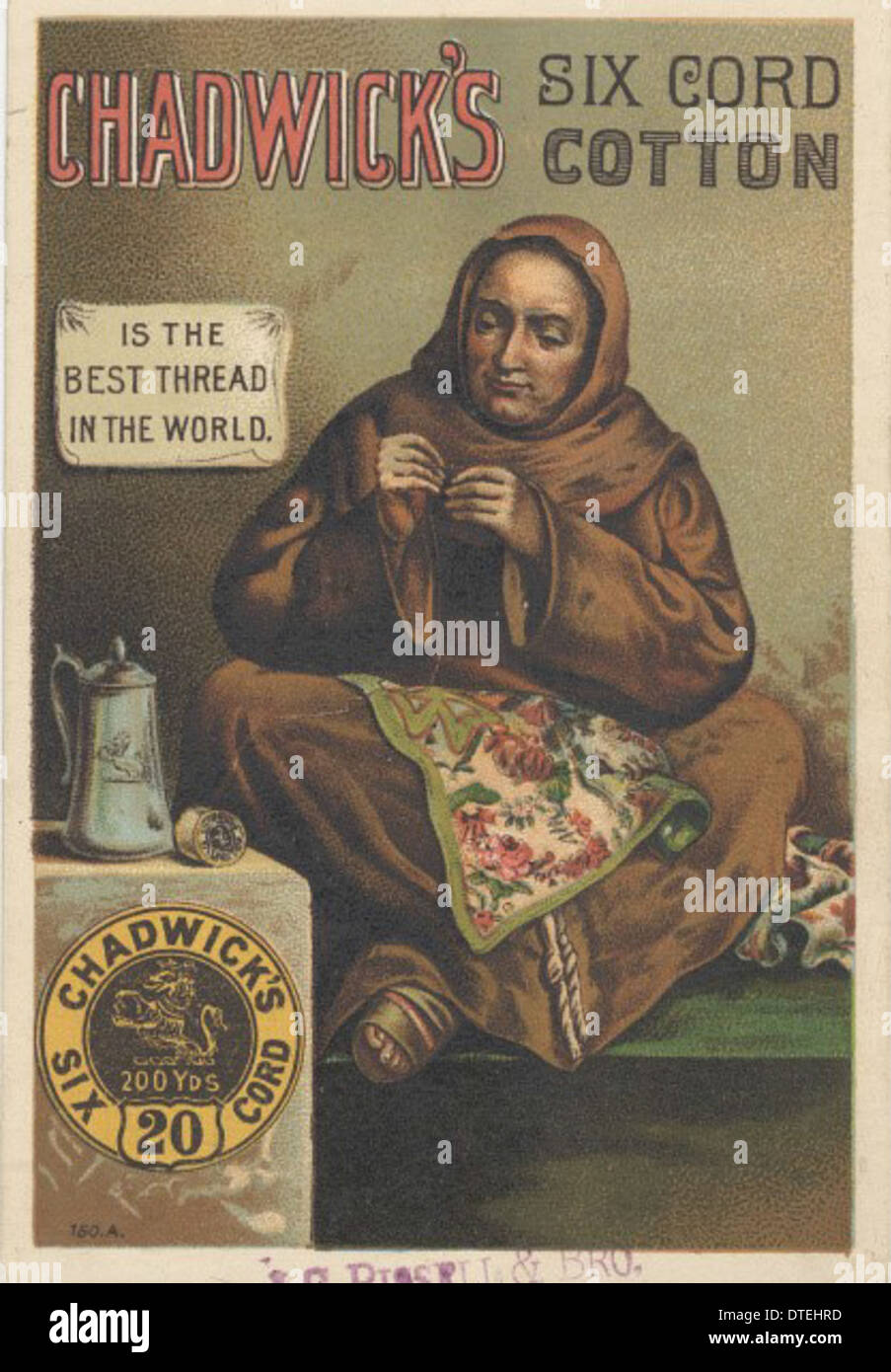 Old sewing supplies painting hi-res stock photography and images - Alamy