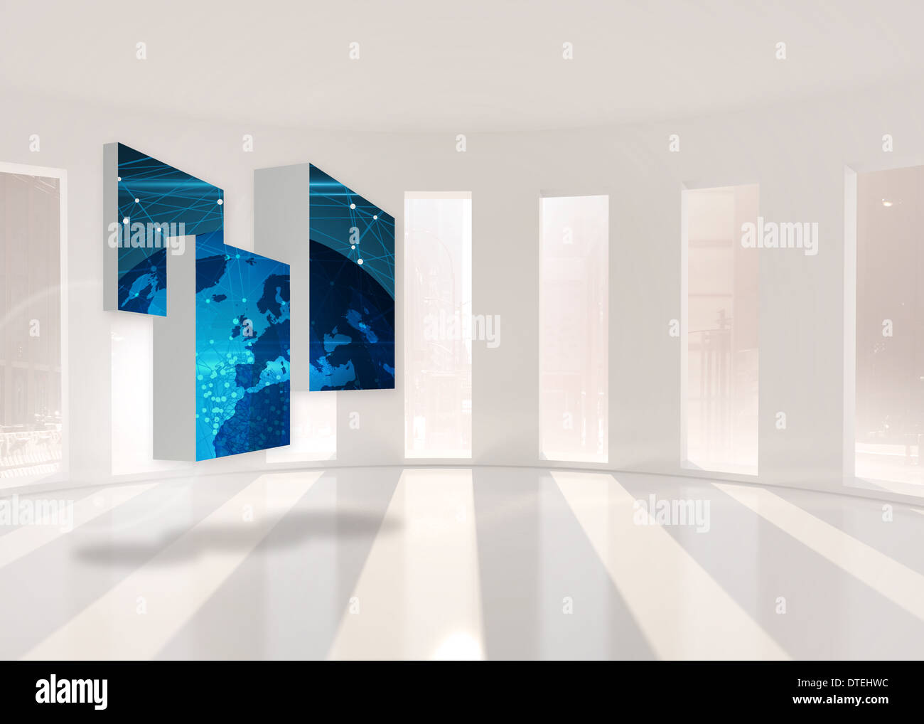 Earth on computer screen hi-res stock photography and images - Alamy
