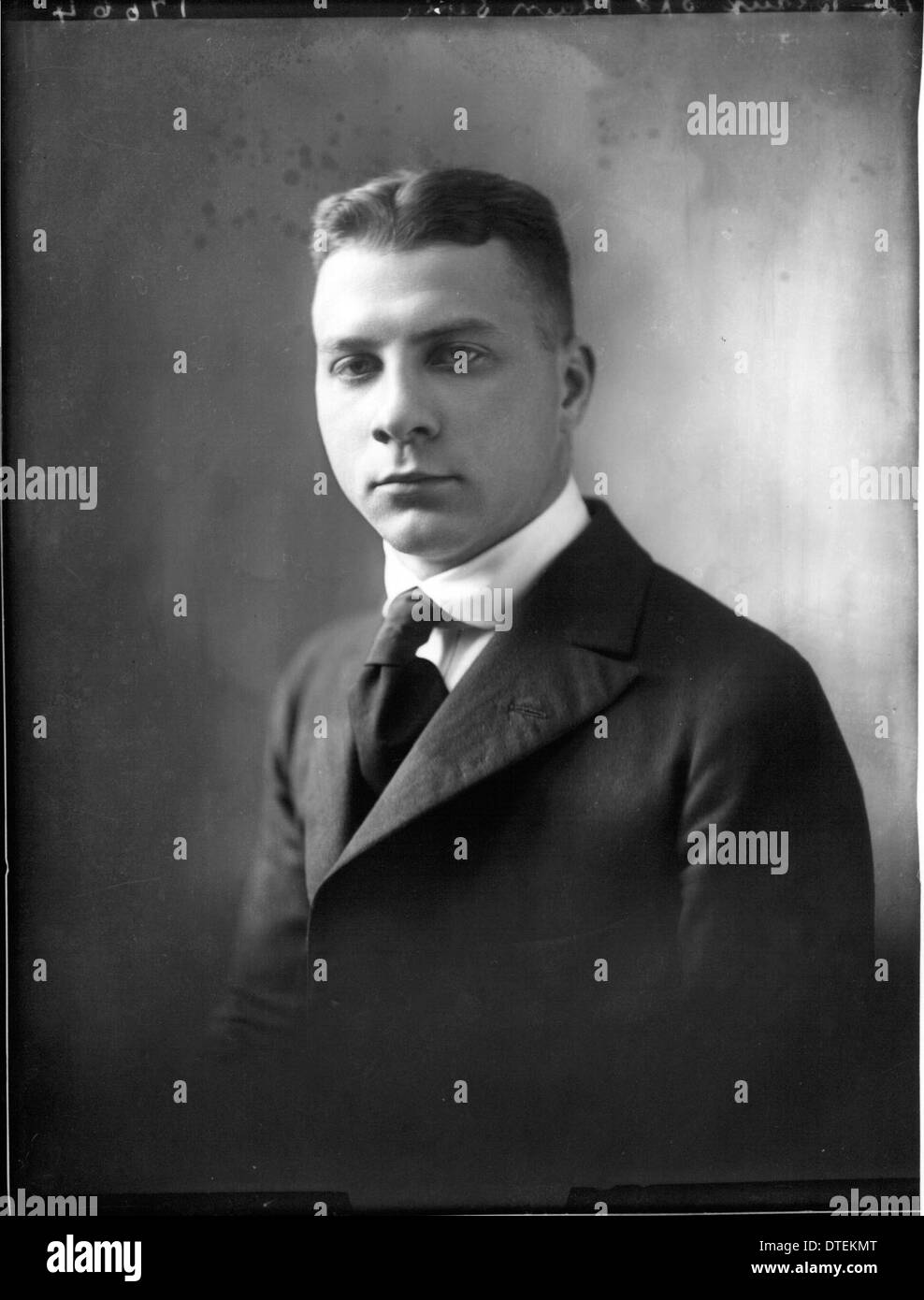 A portrait photograph of Ralph Murry from 1918, capturing a moment in ...