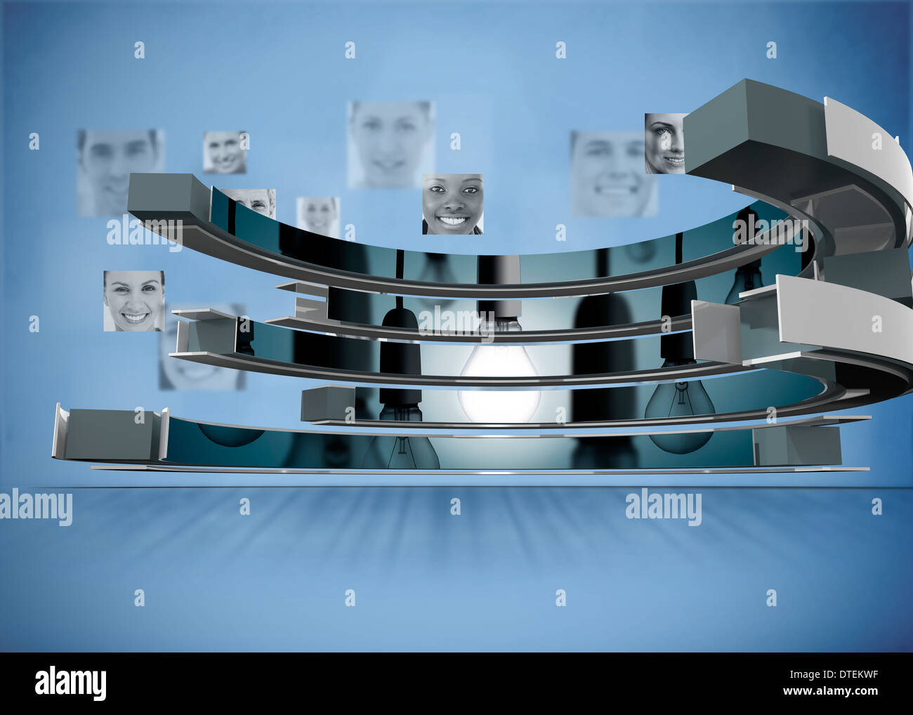 Composite faces diversity hi-res stock photography and images - Alamy