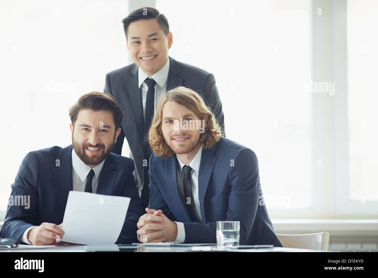 Portrait of three successful entrepreneurs Stock Photo - Alamy