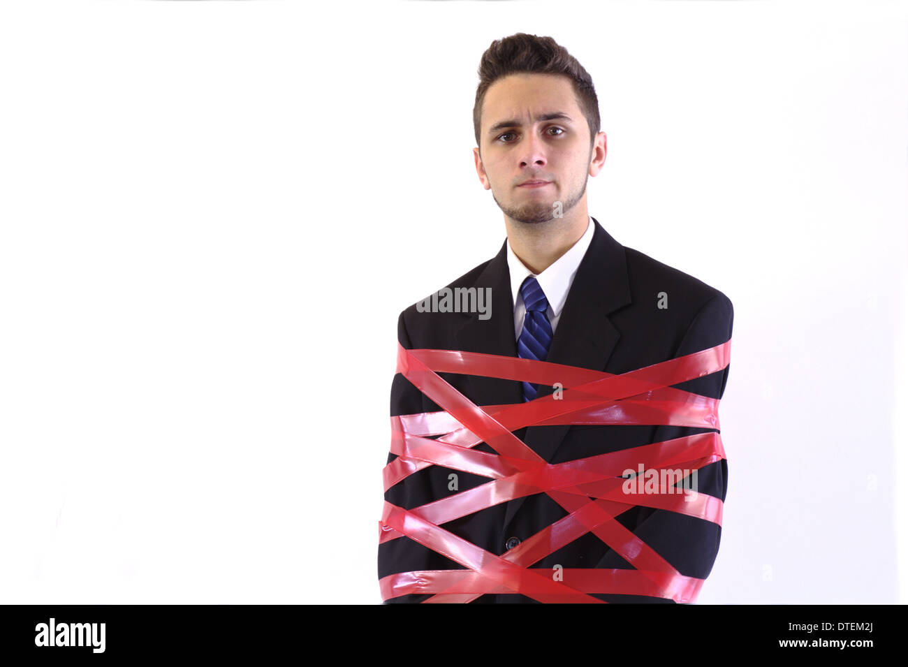 Red tape sign hi-res stock photography and images - Alamy