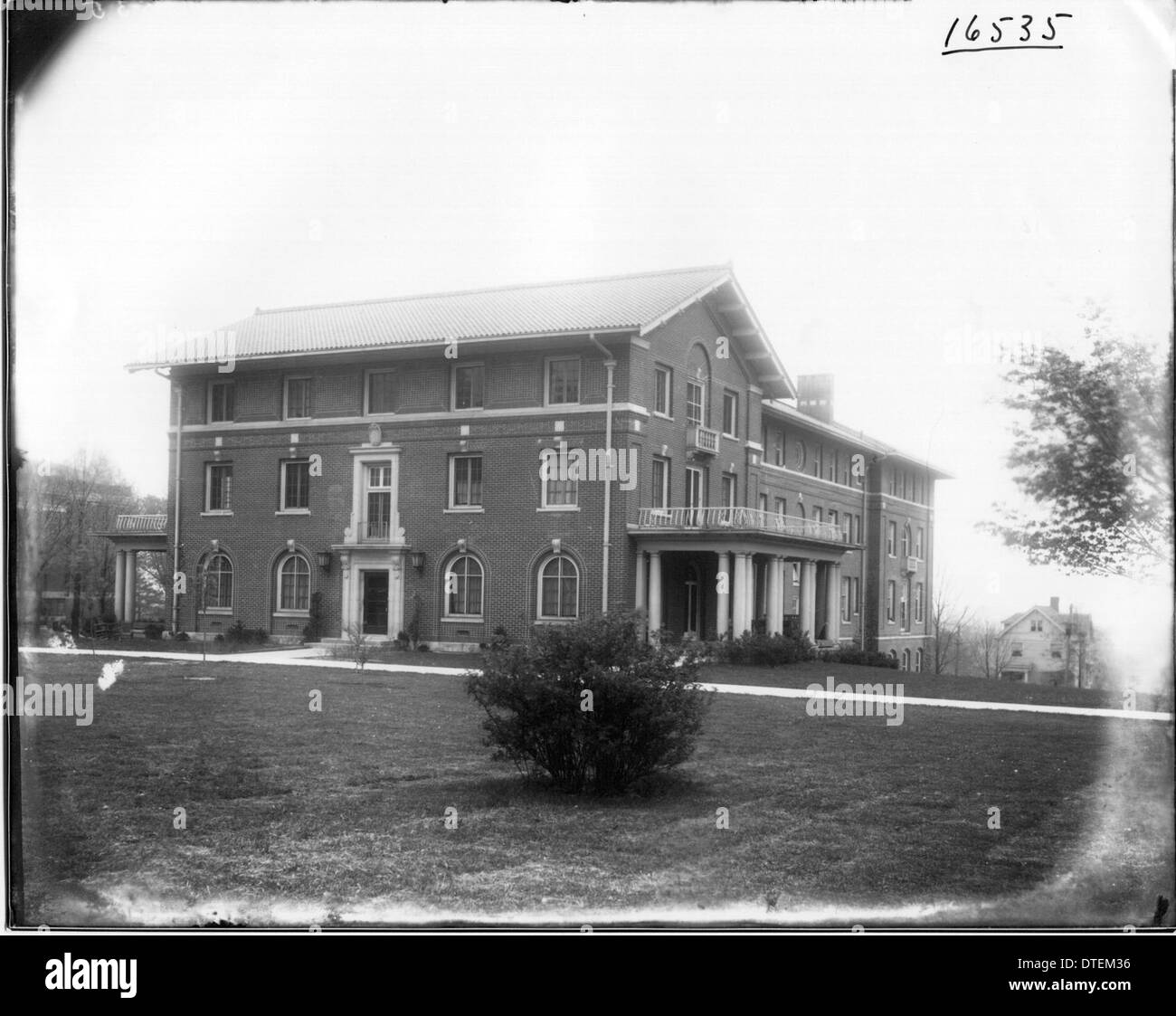 Bishop Hall, a key building at Miami University, is captured in this ...