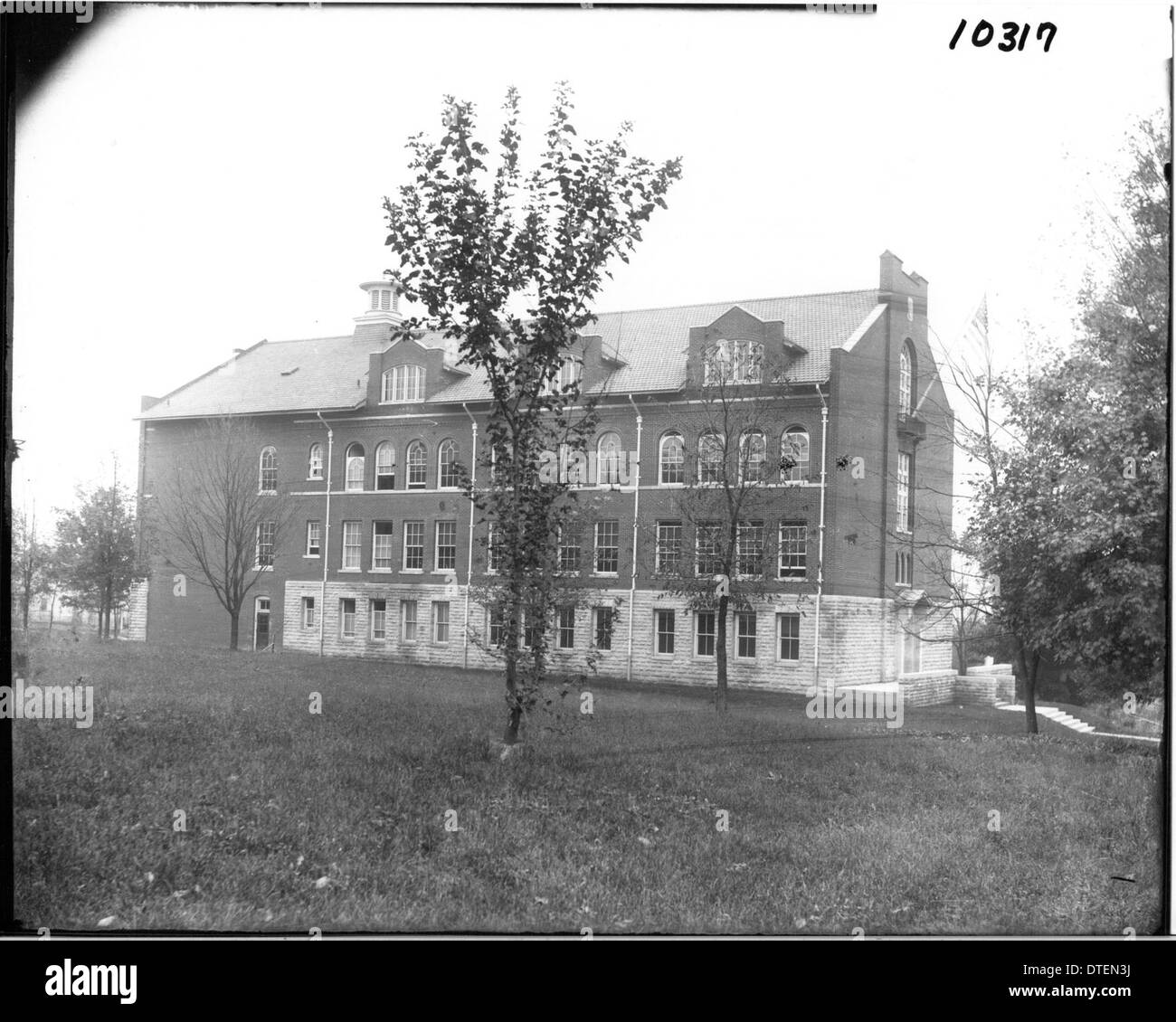 A photograph of the Education Building at Miami University in 1910 ...