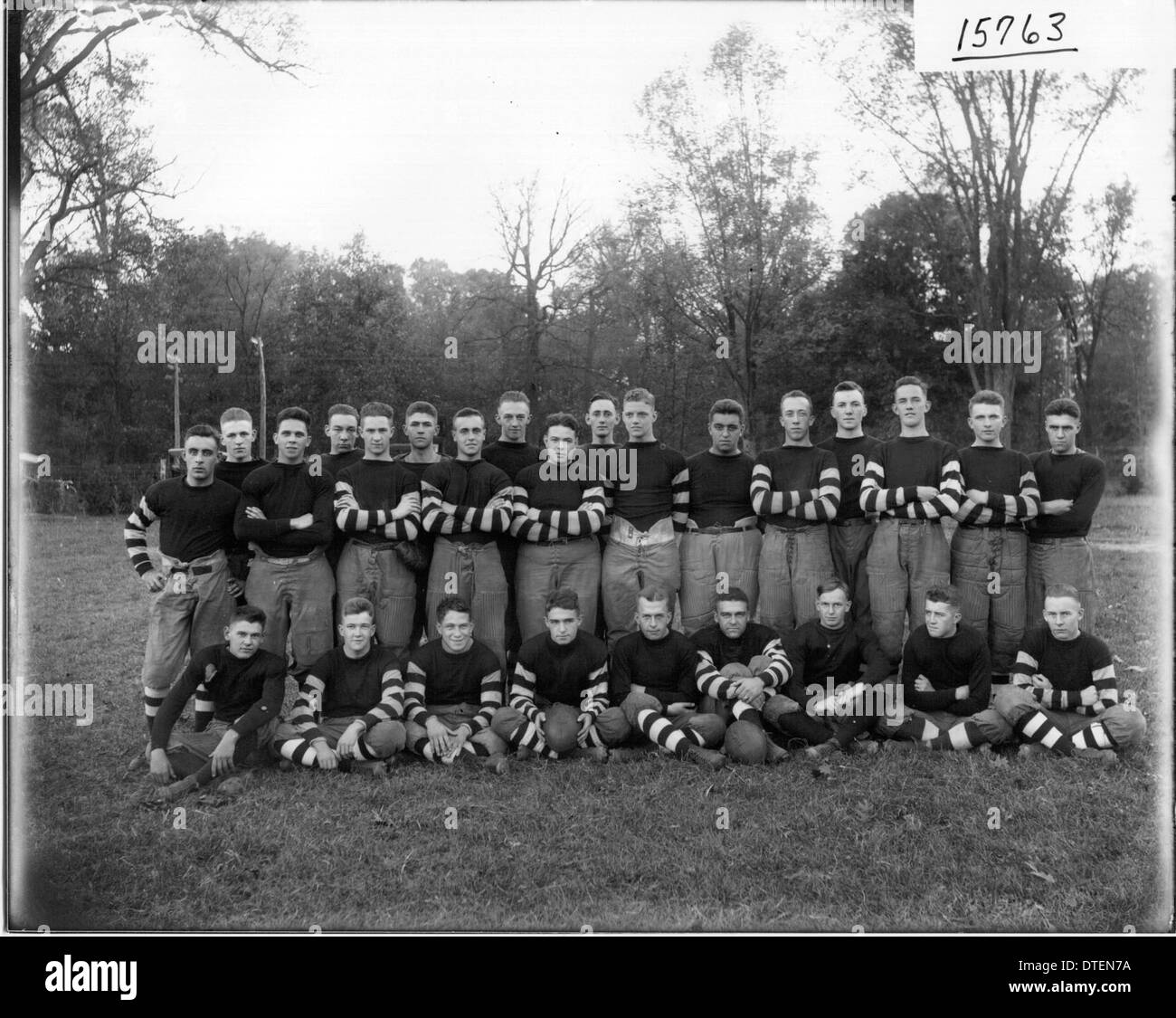 The Miami University freshman football team of 1916 is featured in this ...