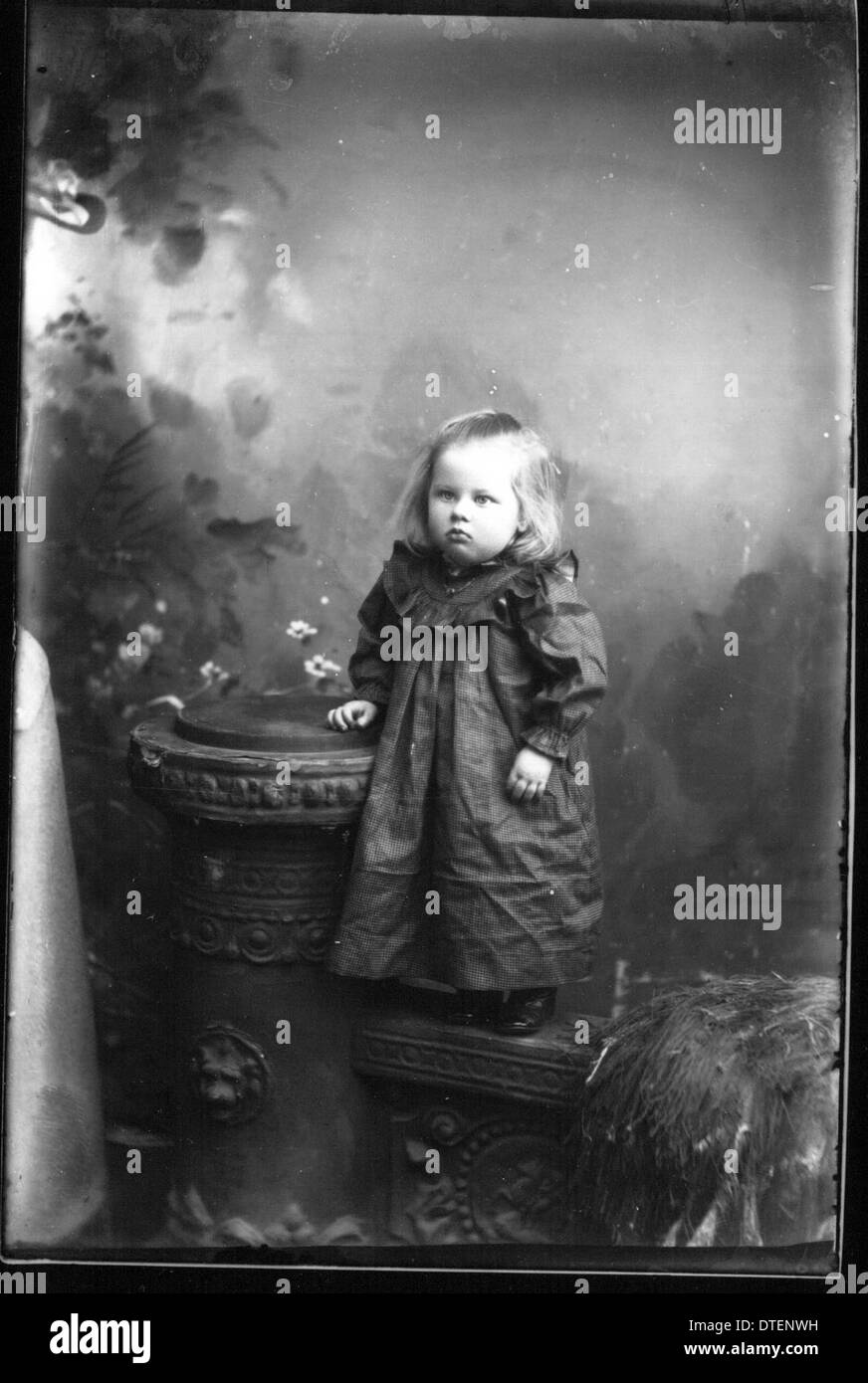 A portrait photograph of Agnes Morris as a child, highlighting the ...