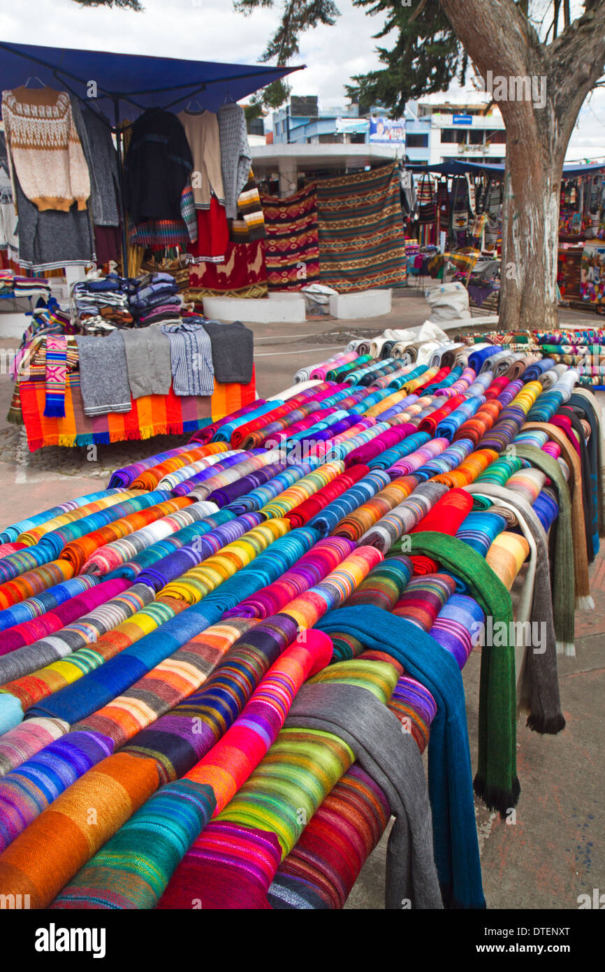 Otavalo textiles hi-res stock photography and images - Alamy