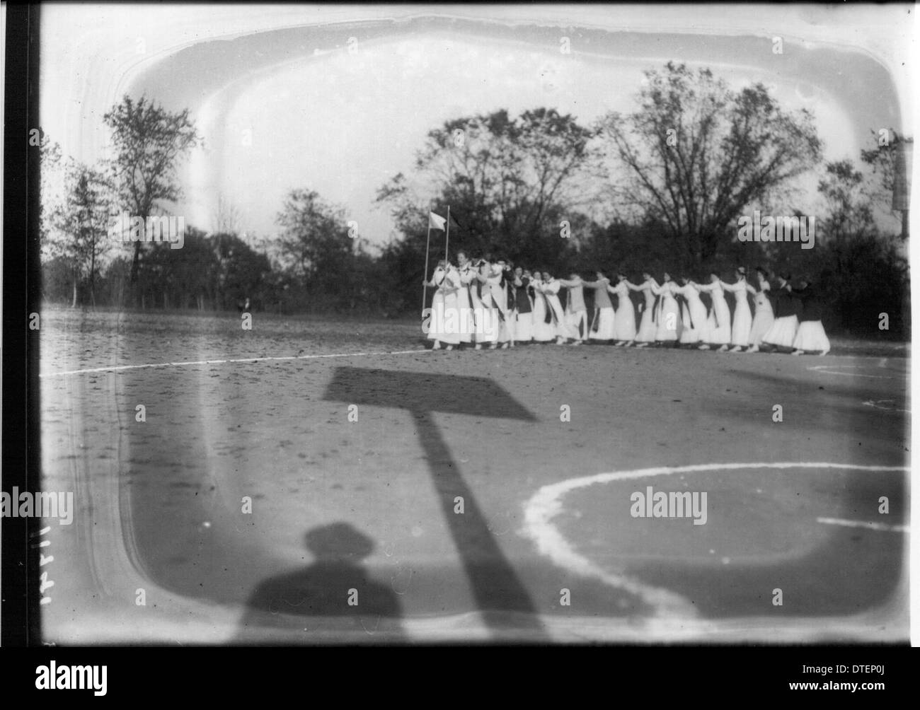 This photograph from 1912 shows Western College students participating ...