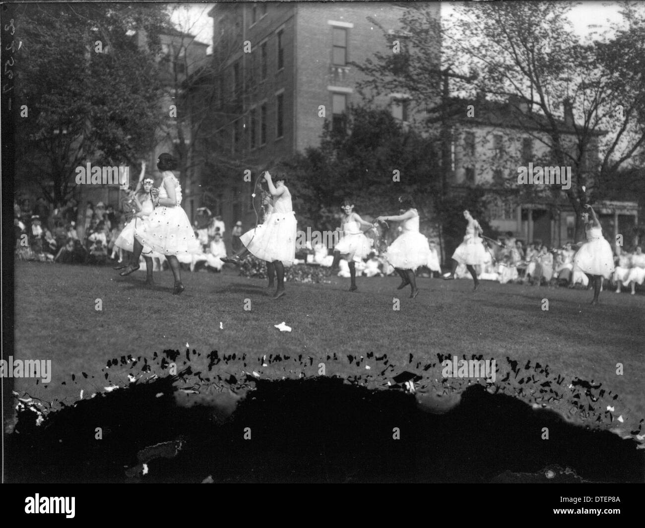 This image from the 1923 May Day celebration at Oxford College captures ...