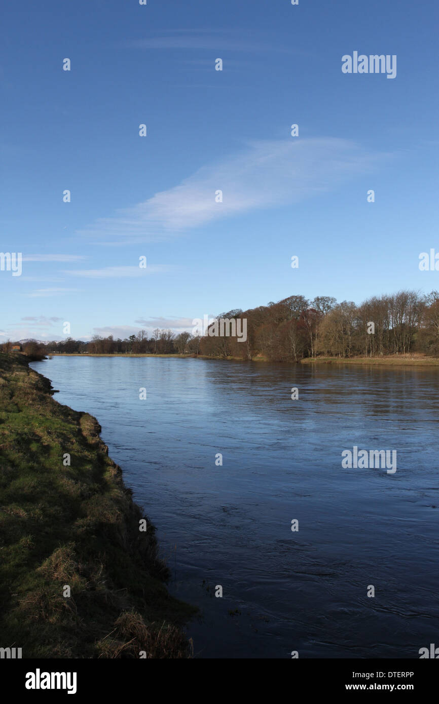 River Tay Perth Scotland February 2014 Stock Photo - Alamy