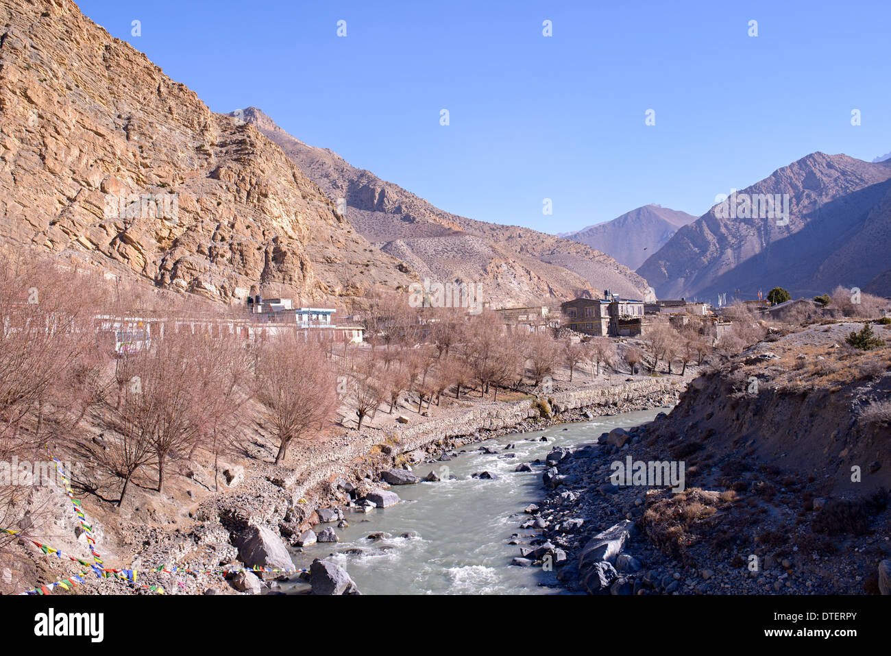 Jomsom town hi-res stock photography and images - Alamy
