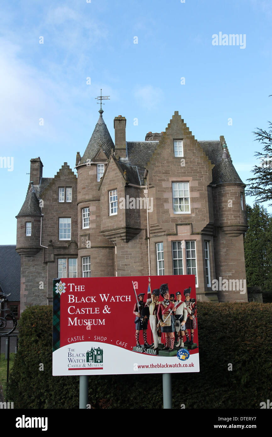 exterior of Black Watch Museum Perth Scotland February 2014 Stock Photo ...