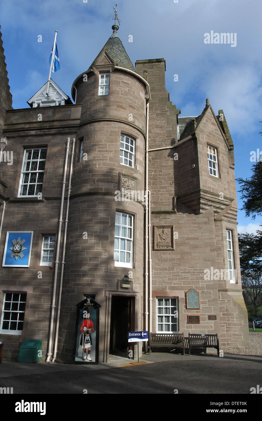 exterior of The Museum of the Black Watch Perth Scotland February 2014 ...