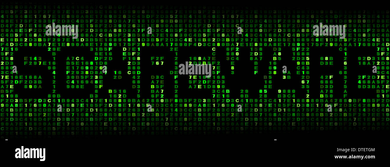 Scareware text on hex code illustration Stock Photo - Alamy