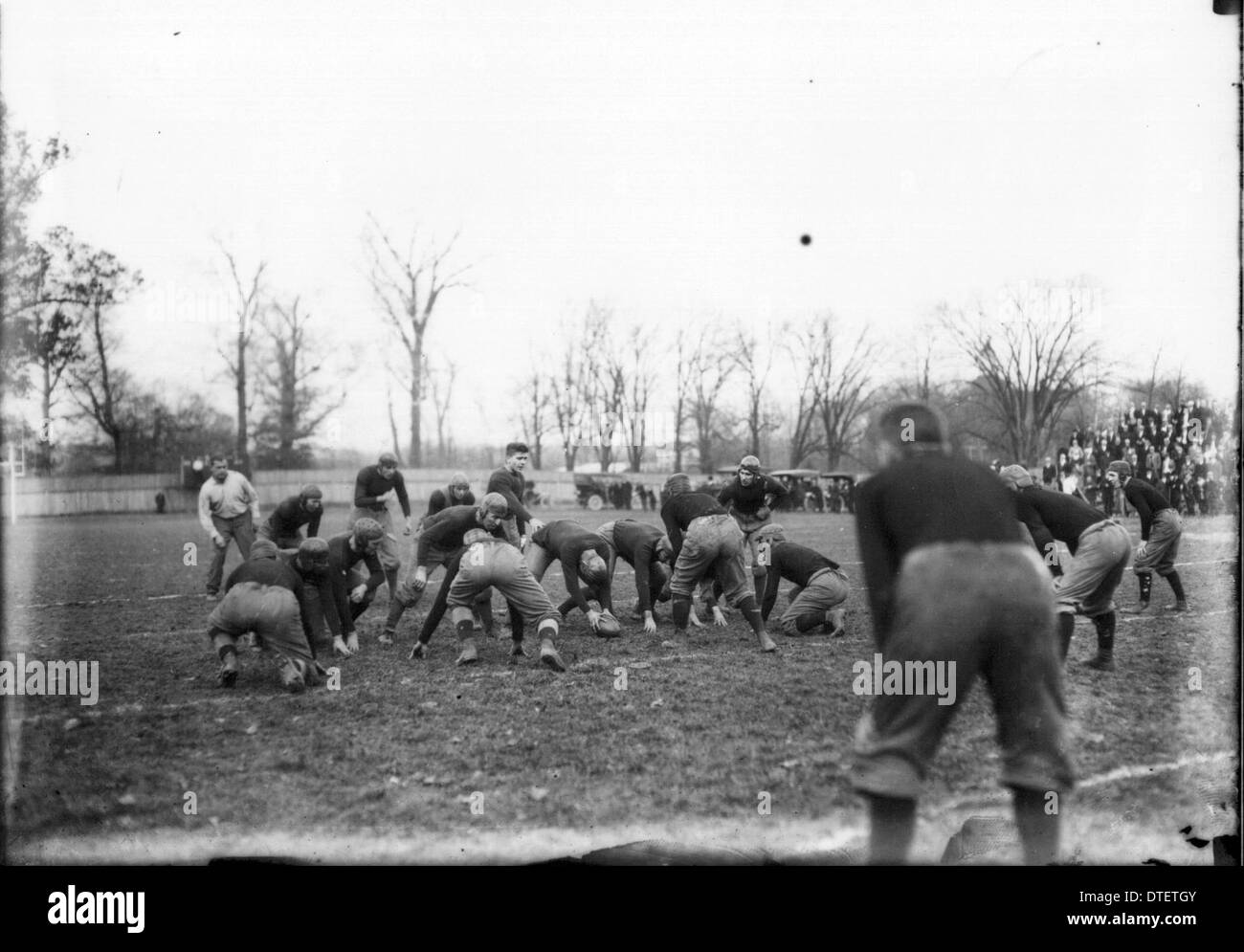 This photograph captures a football game between Miami University and ...