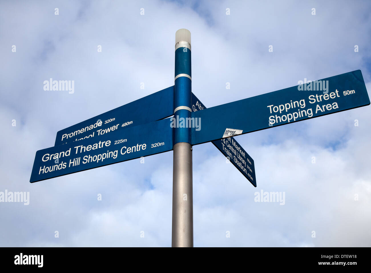 Directional Tourist and visitor attractions signs to different ...