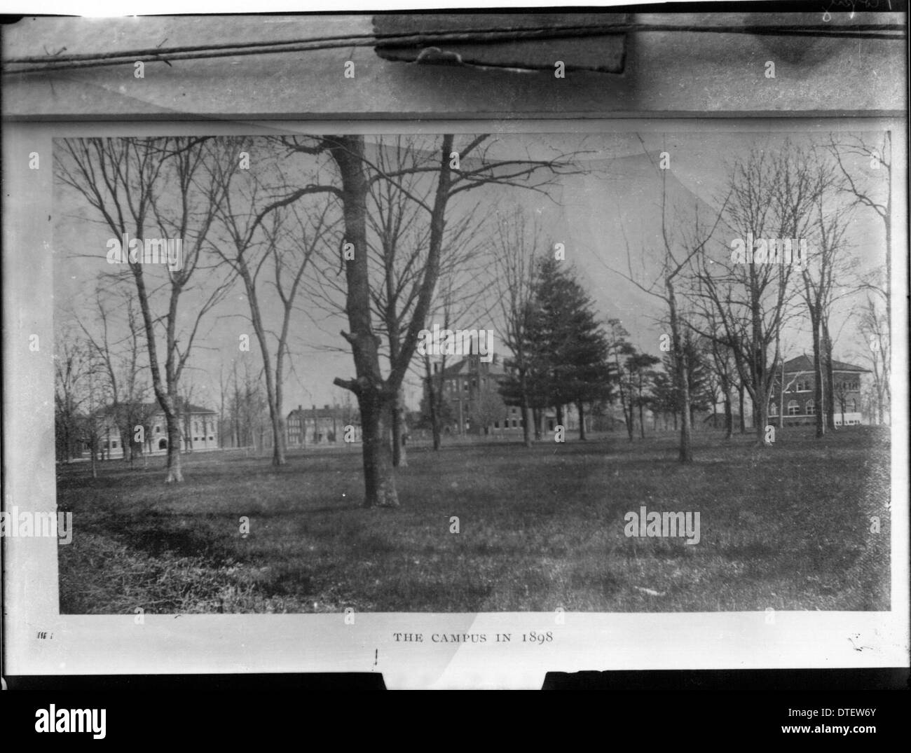 This 1898 photograph provides a view of the Miami University campus ...