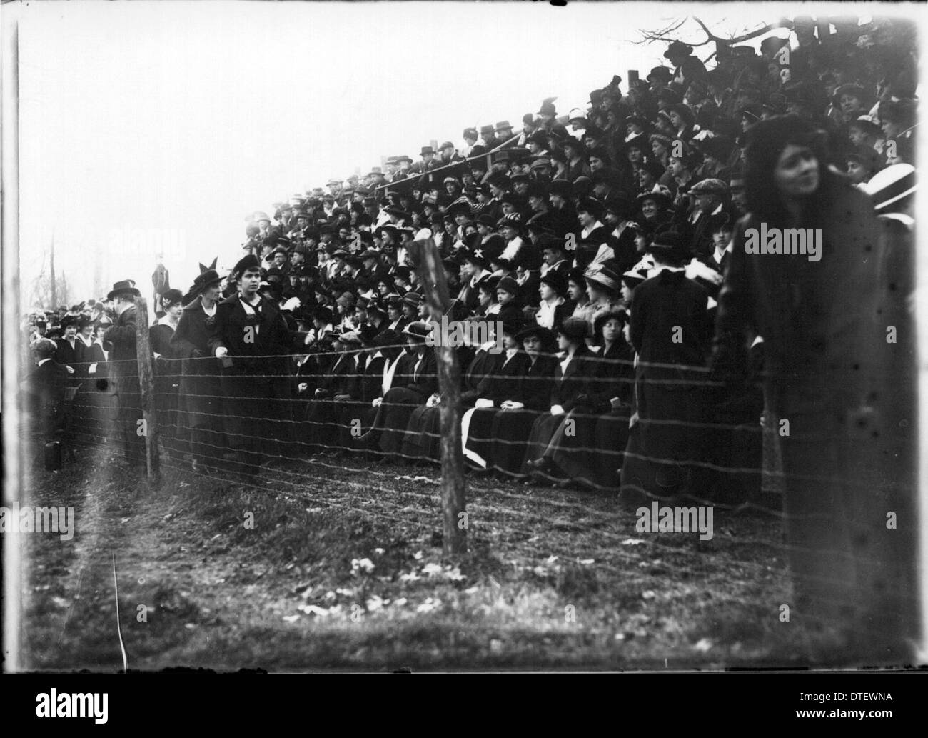 This image captures spectators at the Miami-Denison football game in ...
