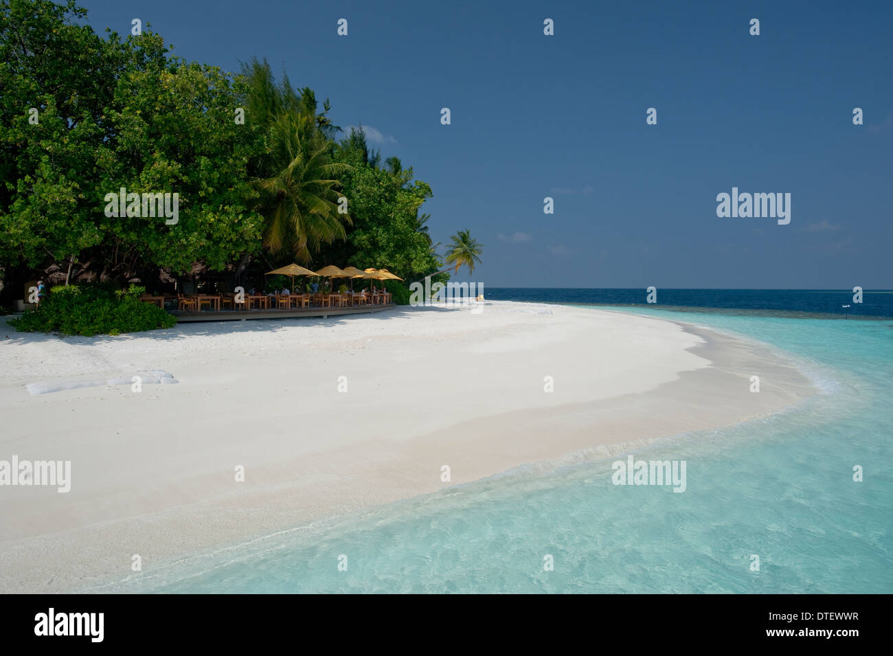 The Angsana Maldives Ihuru Resort, North Male Atoll, The Maldives Stock ...