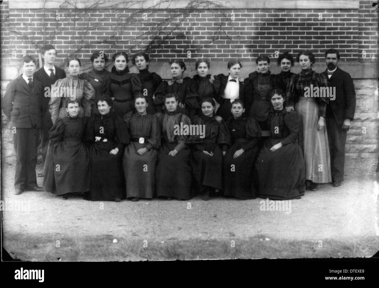 Group portrait of students at Oxford Public School n.d Stock Photo - Alamy