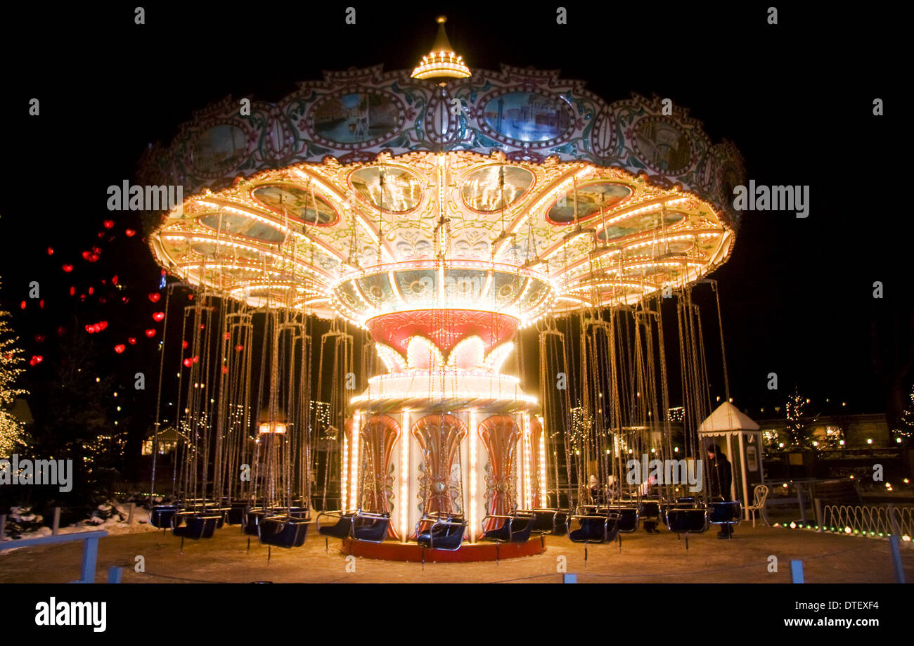 Copenhagen tivoli carousel hi-res stock photography and images - Alamy