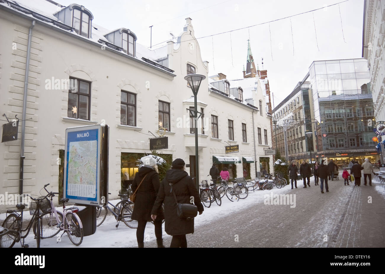 Urban scene at Malmo Stock Photo - Alamy
