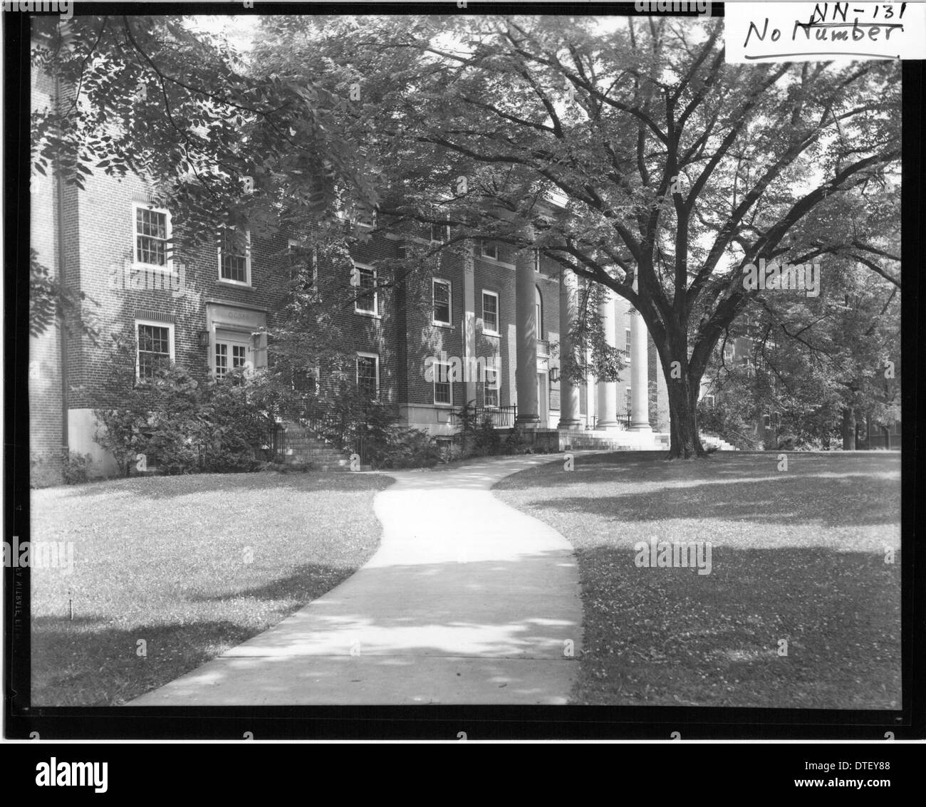 This image shows Ogden Hall at Miami University, viewed from the ...