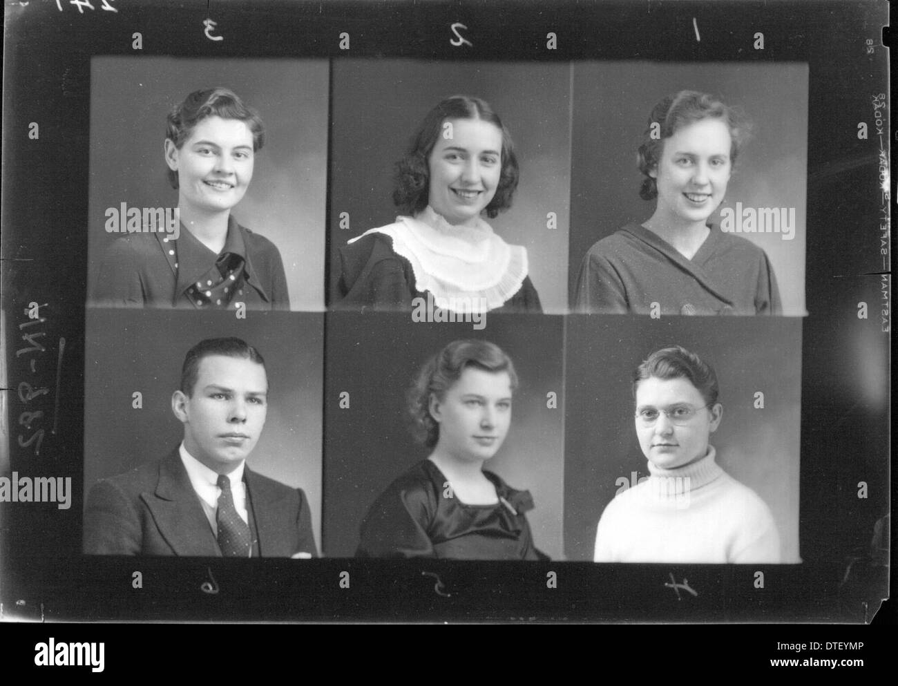 McGuffey High School yearbook portraits 1935 Stock Photo - Alamy