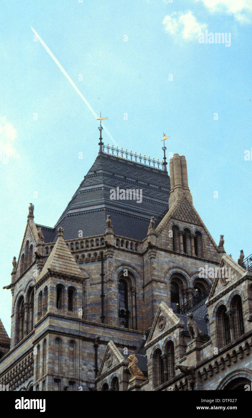 Detail view of the exterior of the Waterhouse Building Stock Photo - Alamy