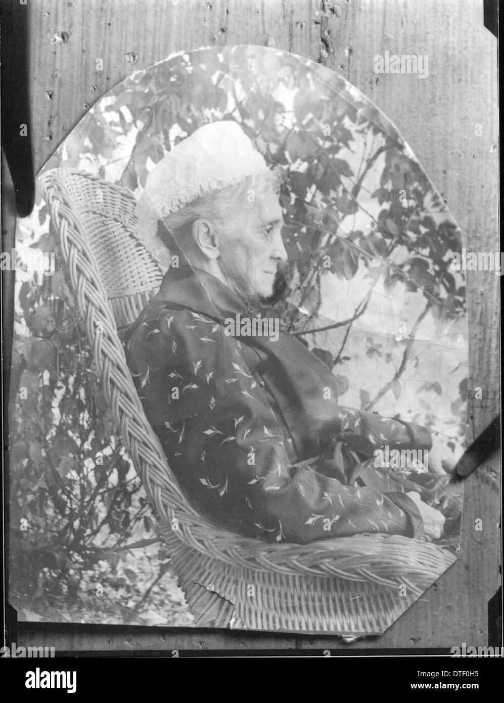 A 1914 portrait photograph of the mother of Jennie Brooks, showing an ...