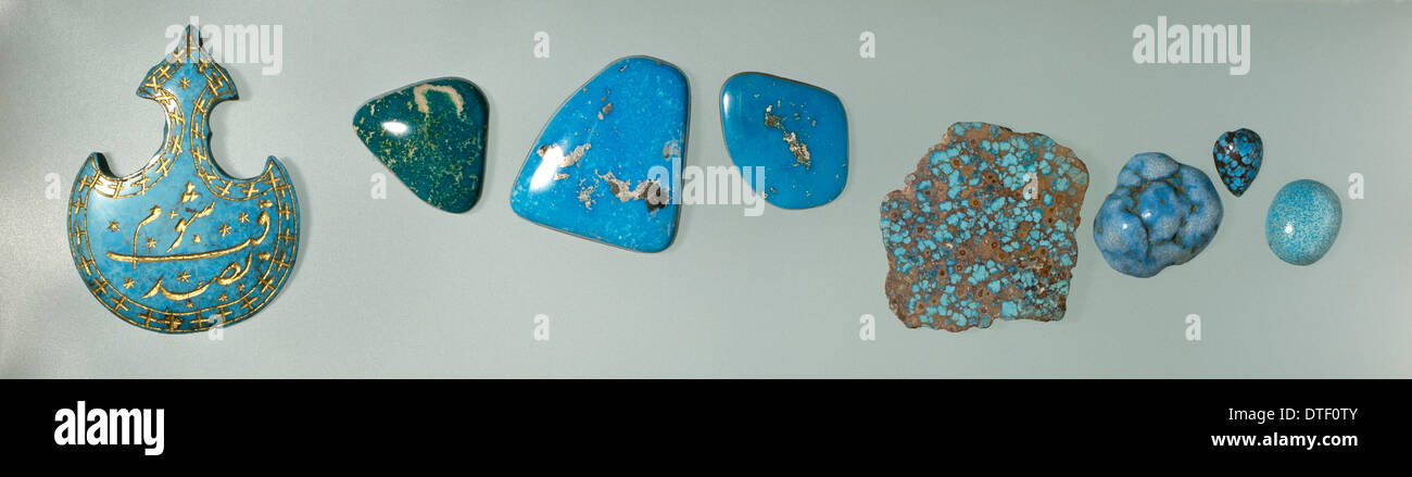 A collection of turquoise specimens Stock Photo - Alamy