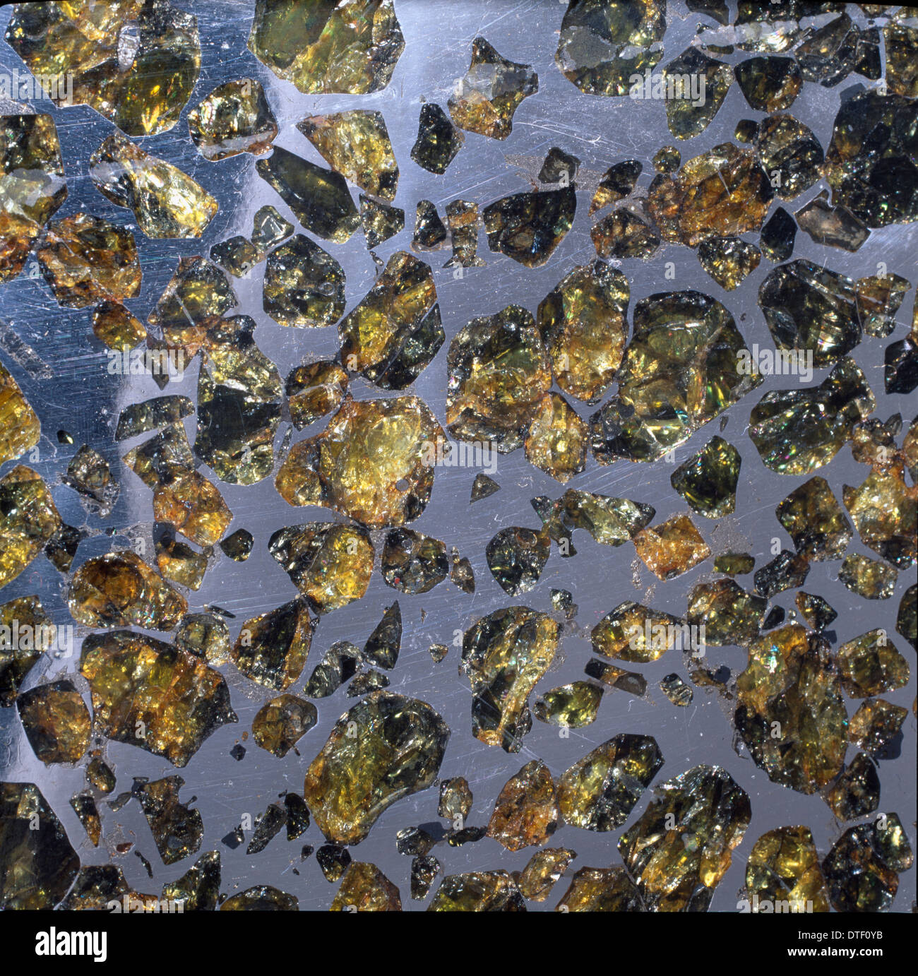 The Esquel pallasite Stock Photo - Alamy