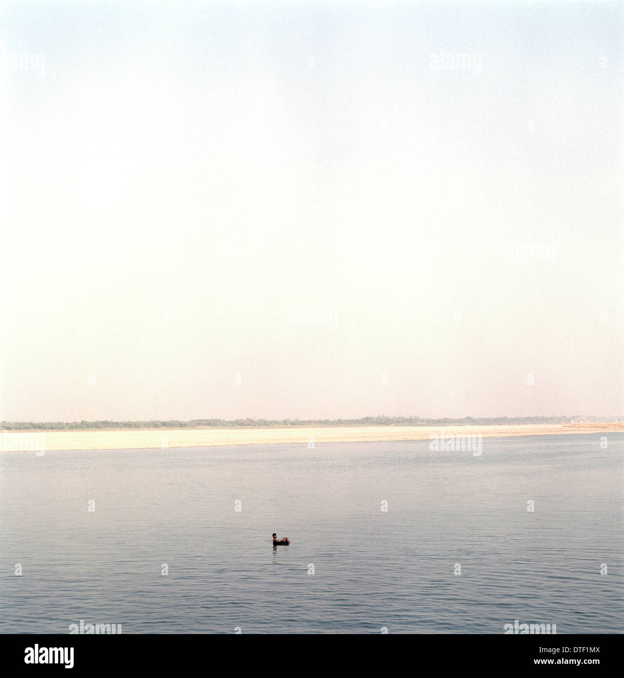 Travel Photography - Solitude on the River Ganges in Varanasi Benares ...