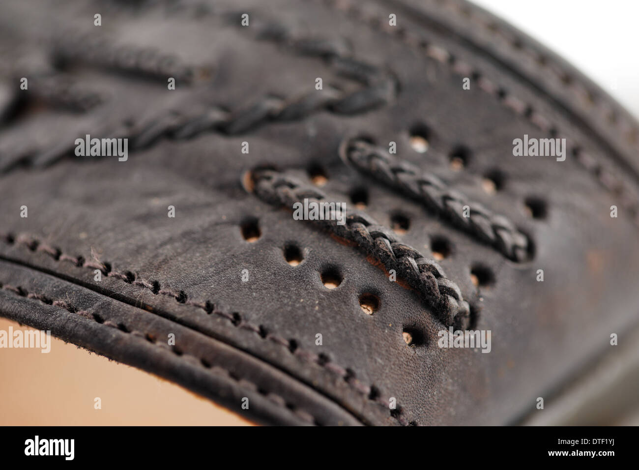 Traditional Arabic slippers shot against a white background Stock Photo ...